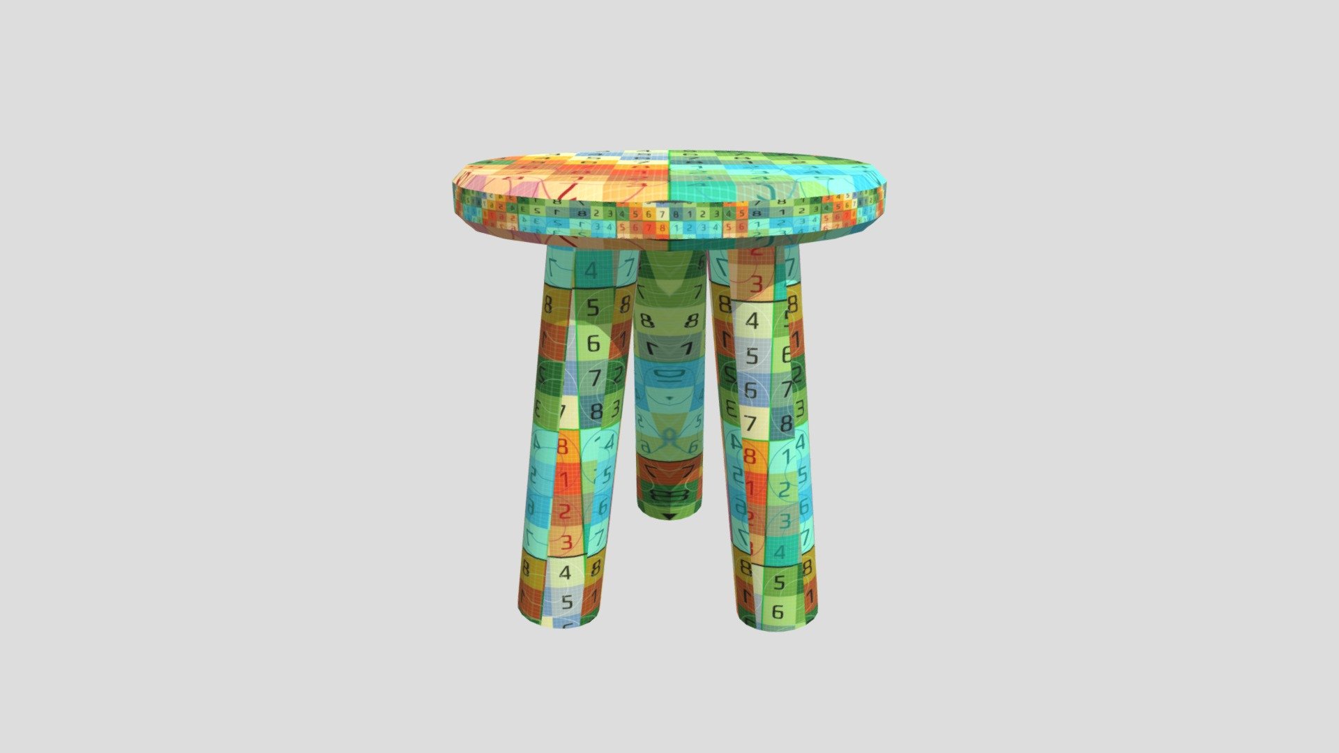stool - Download Free 3D model by steveschaeper [e1e8ddf] - Sketchfab
