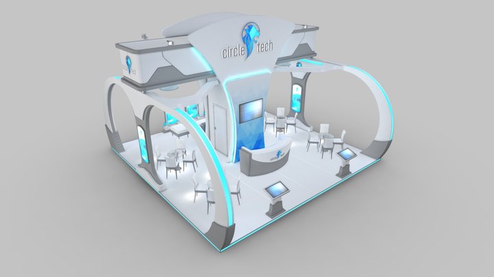 Exhibition-stall 3D models - Sketchfab