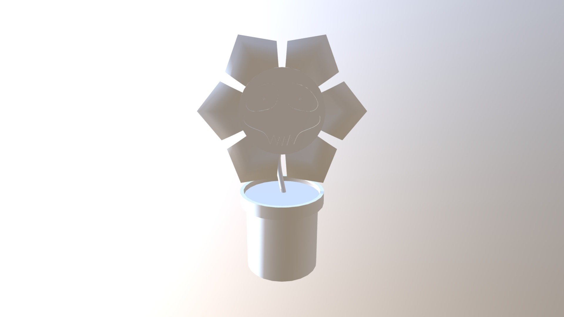 Flowey The Flower - 3D model by Aenigma [e1e9375] - Sketchfab