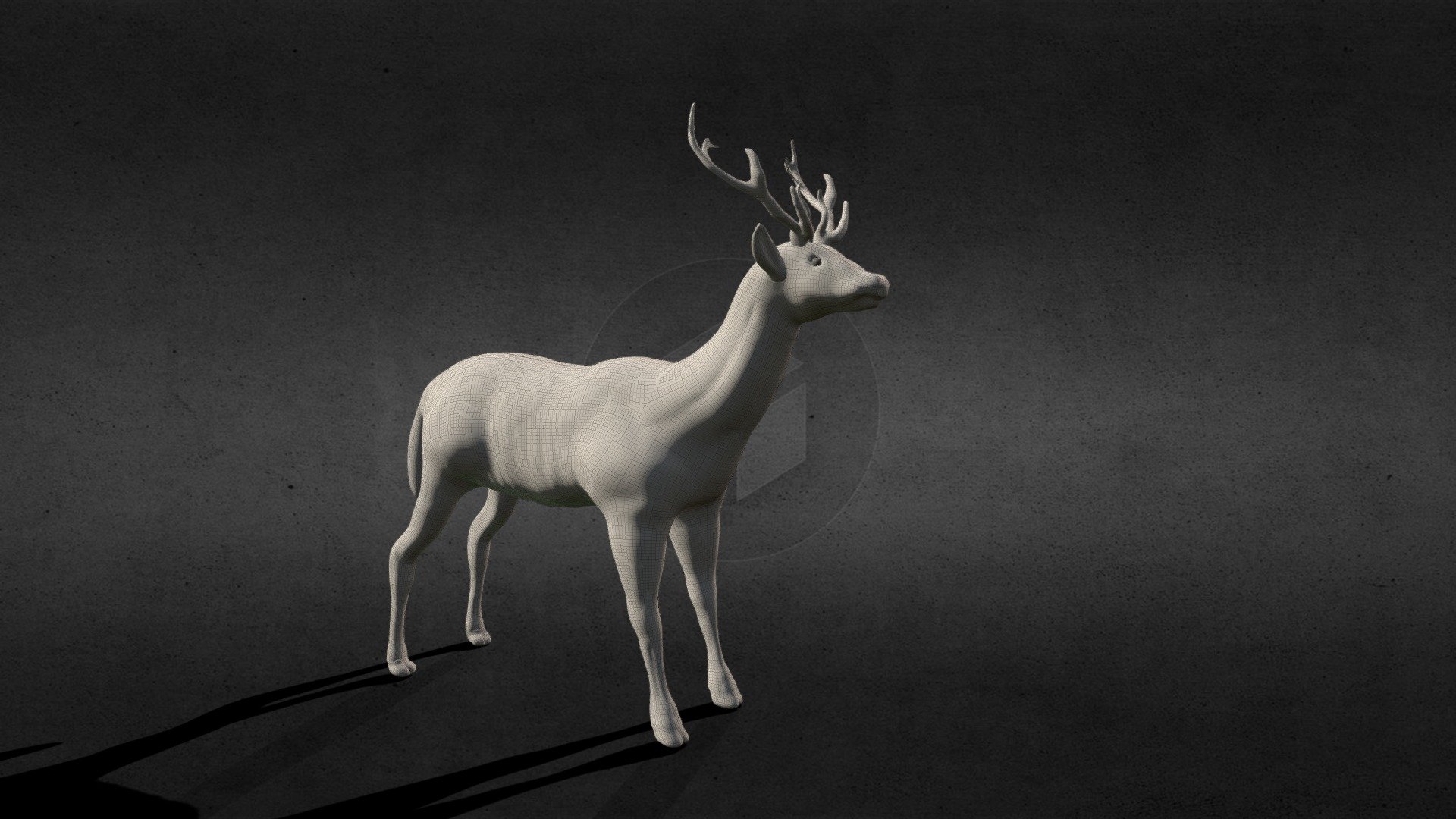 Deer - Download Free 3D model by Elroy (@DayWith) [e1ea4cd] - Sketchfab