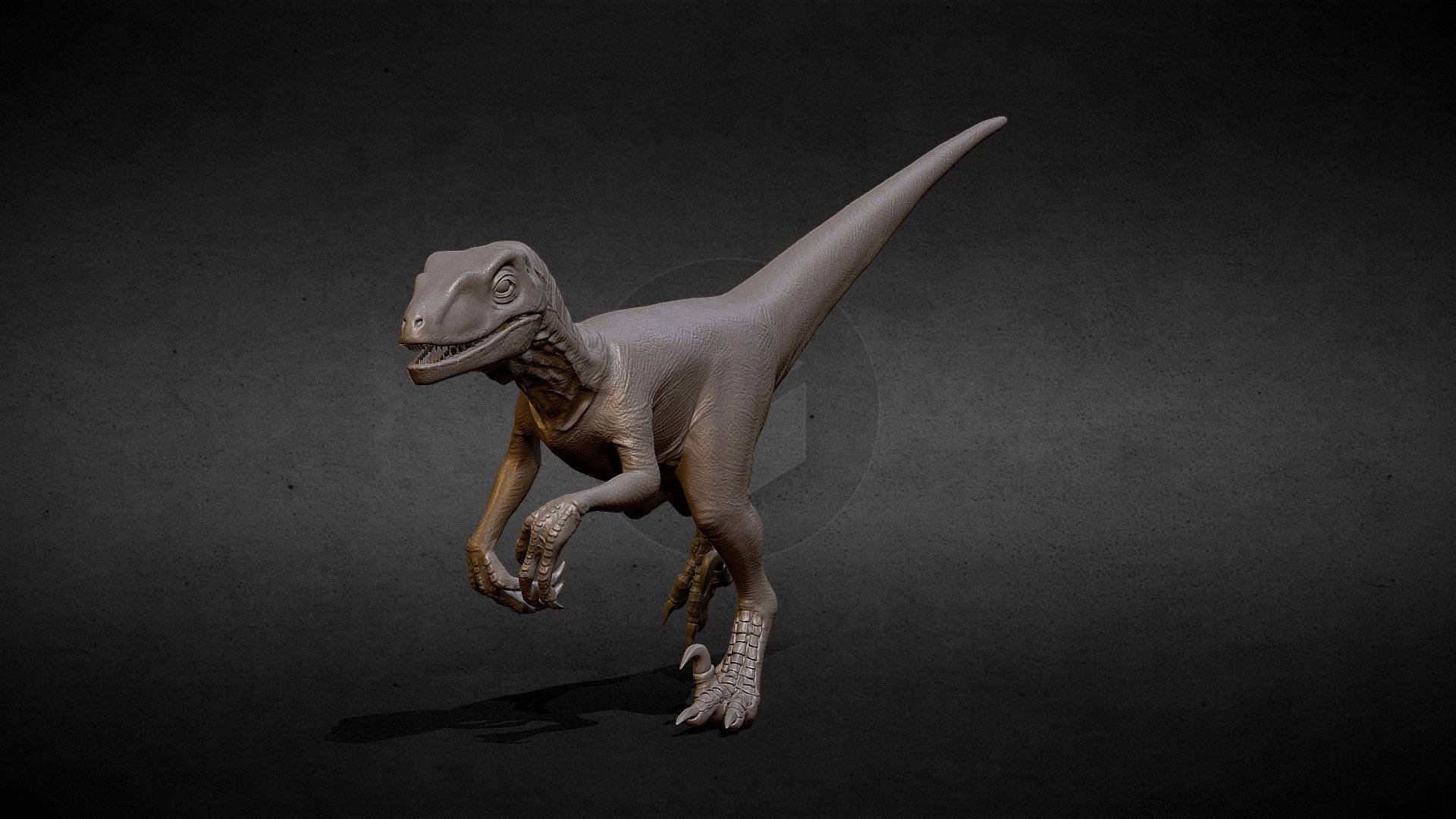 Velociraptor 3D sculpt - 3D model by EvilMinil Art (@EvilMinilart ...
