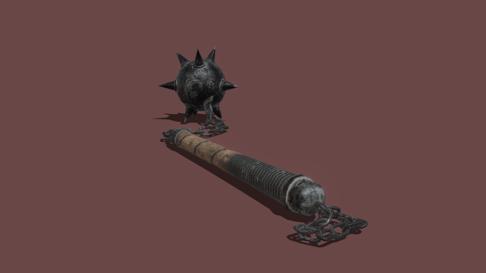 Viking Flail - 3D model by JJ.CHN [e1ed504] - Sketchfab