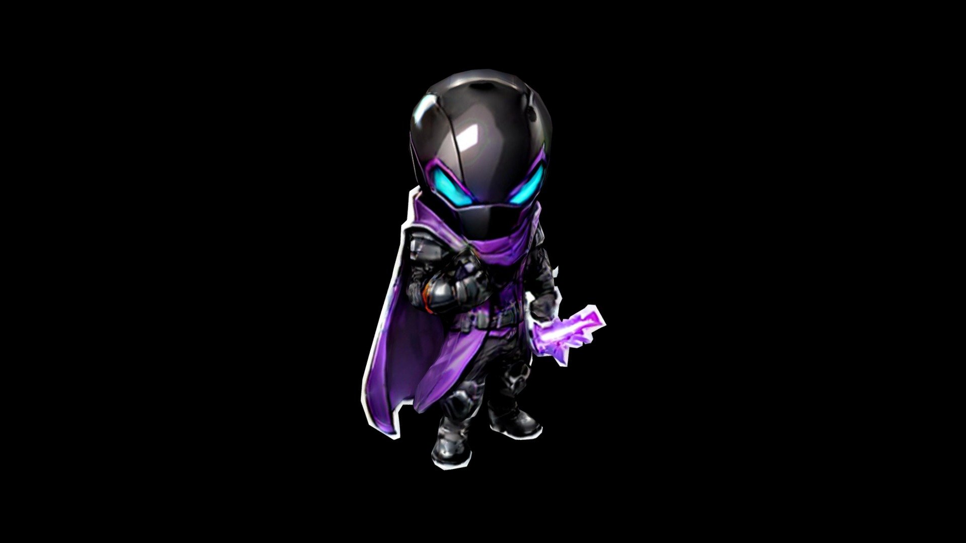 "Fierce Virtual Superhero with a Magenta Key" - Download Free 3D model ...