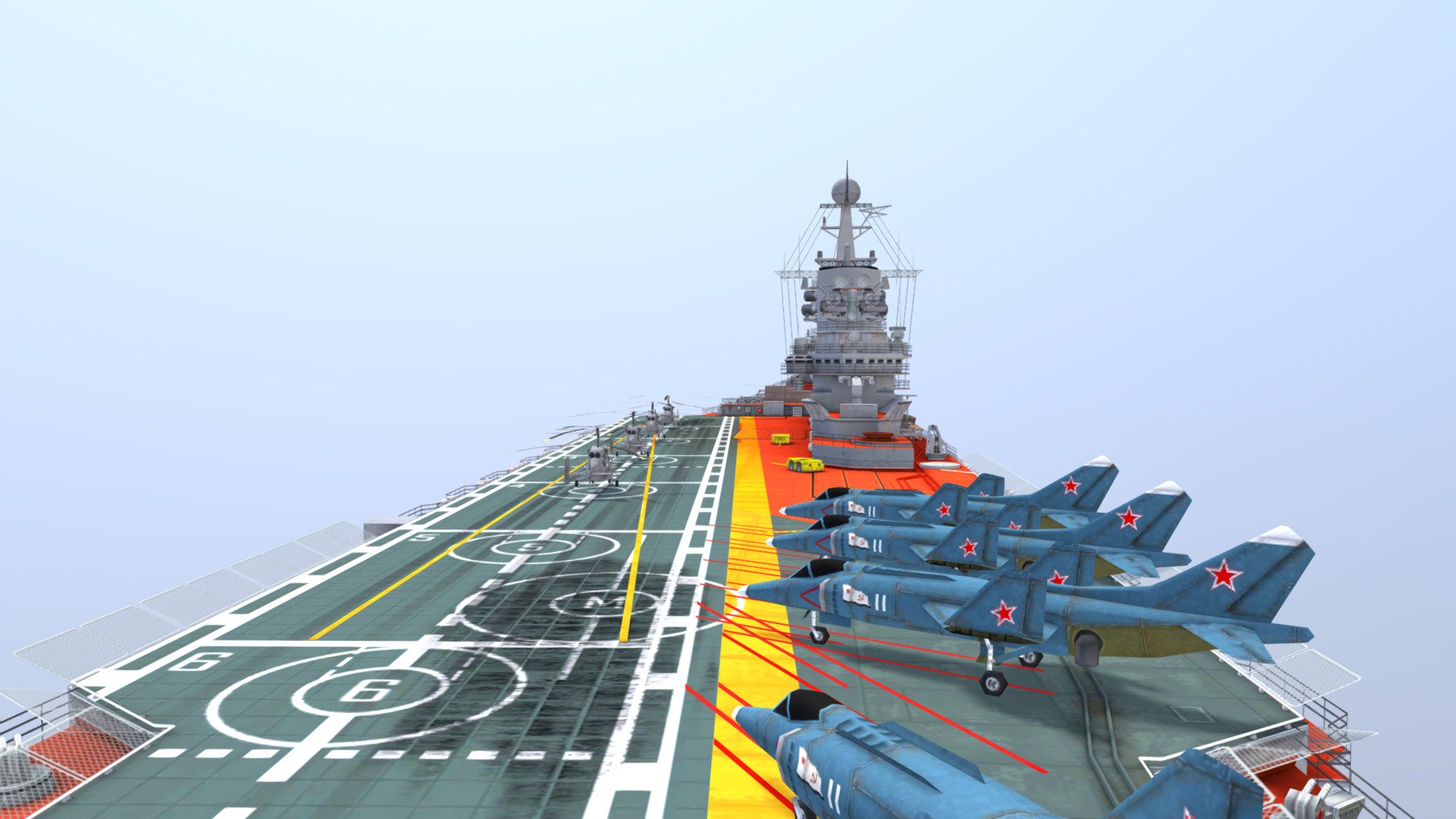 Kiev-class aircraft carrier - Download Free 3D model by 42manako ...