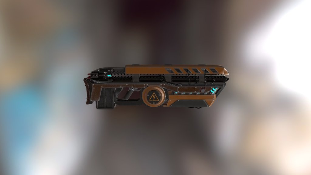 Railgun 1 - 3D model by Khotabby (@benedictandretti) [e1f1b32] - Sketchfab