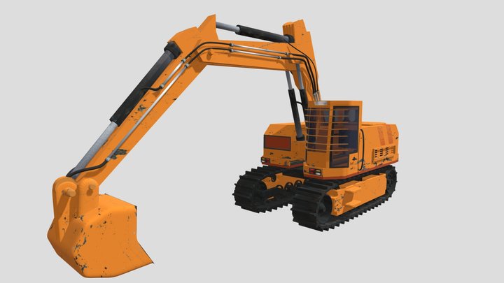 Excavator 3D models - Sketchfab