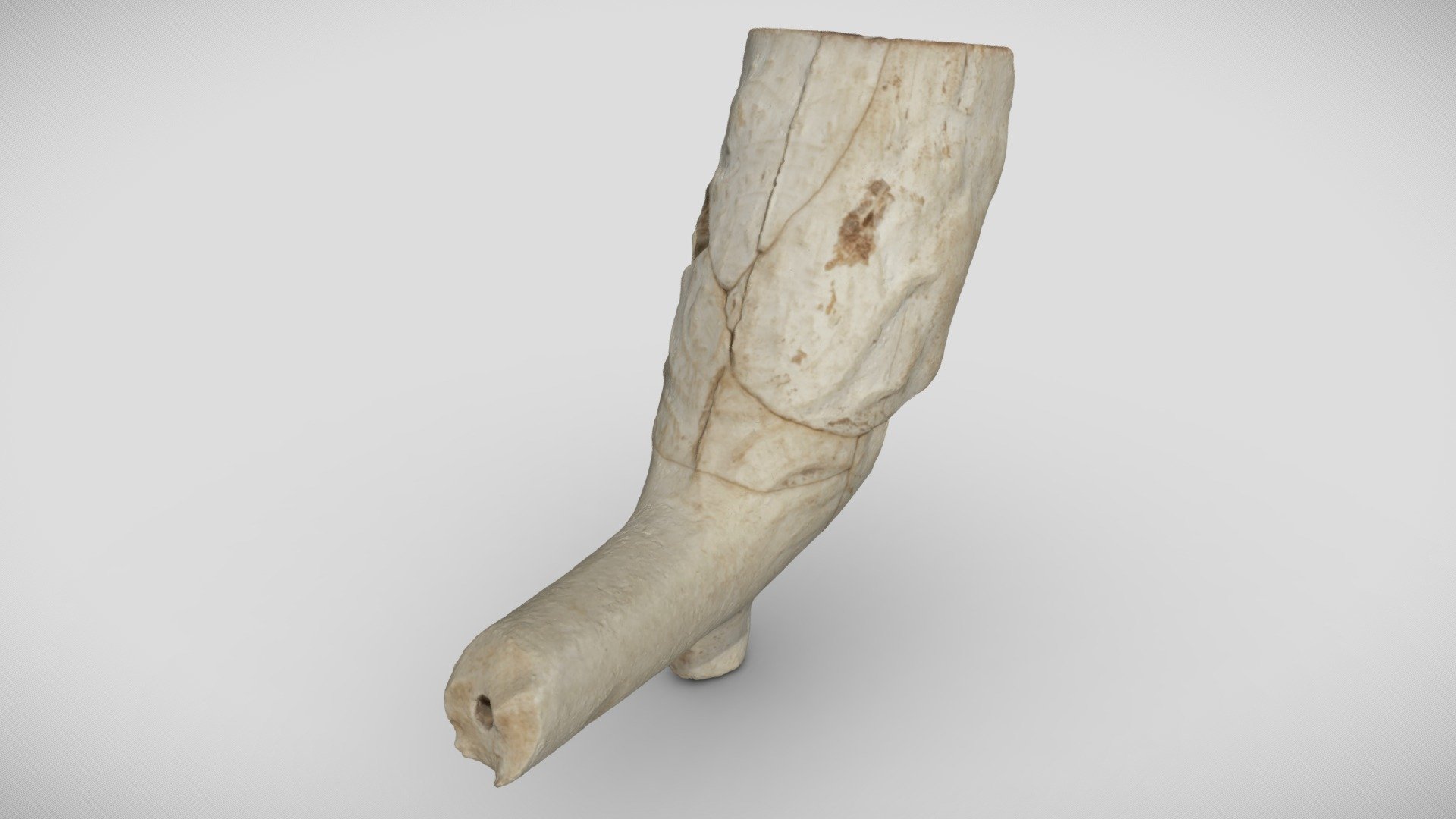 Colonial Era Kaolin Clay Pipe - Download Free 3D model by SCDNR-HTP ...