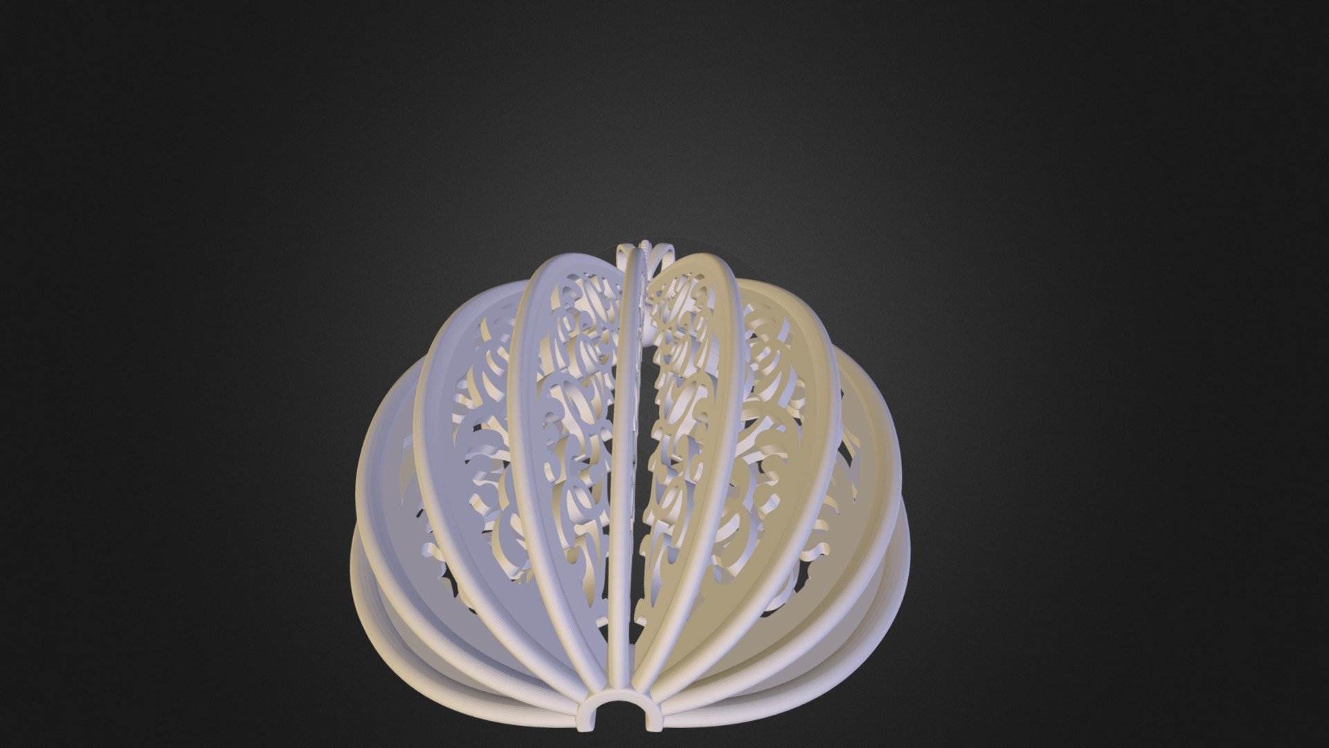 Filigree hanger (Created by Peggy Bannenberg) - 3D model by 3dPlaza ...