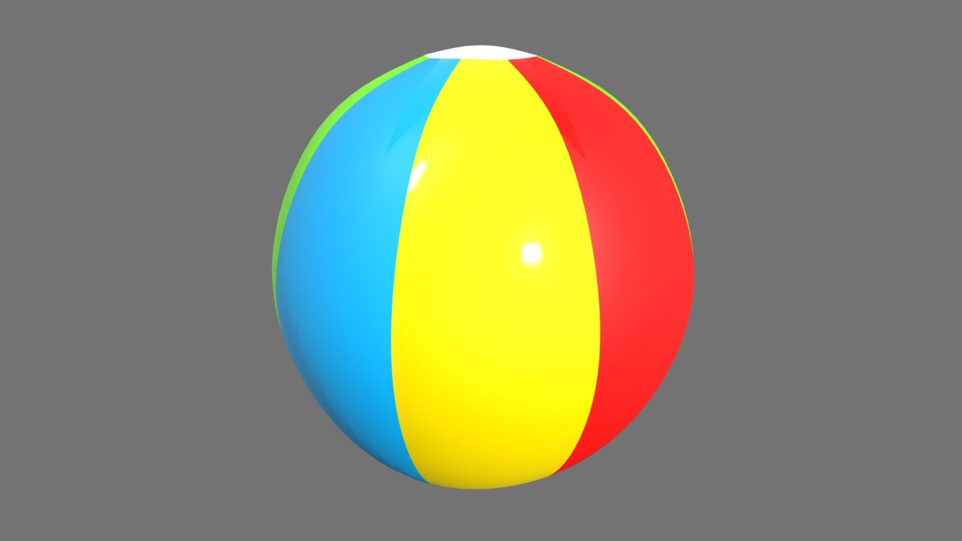 Beach Ball - Download Free 3D model by duck123acb [e1f9272] - Sketchfab