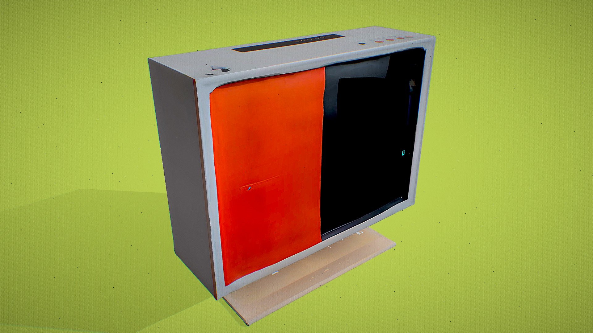 Color tube TV - Download Free 3D model by Verticle [e1fa0ba] - Sketchfab