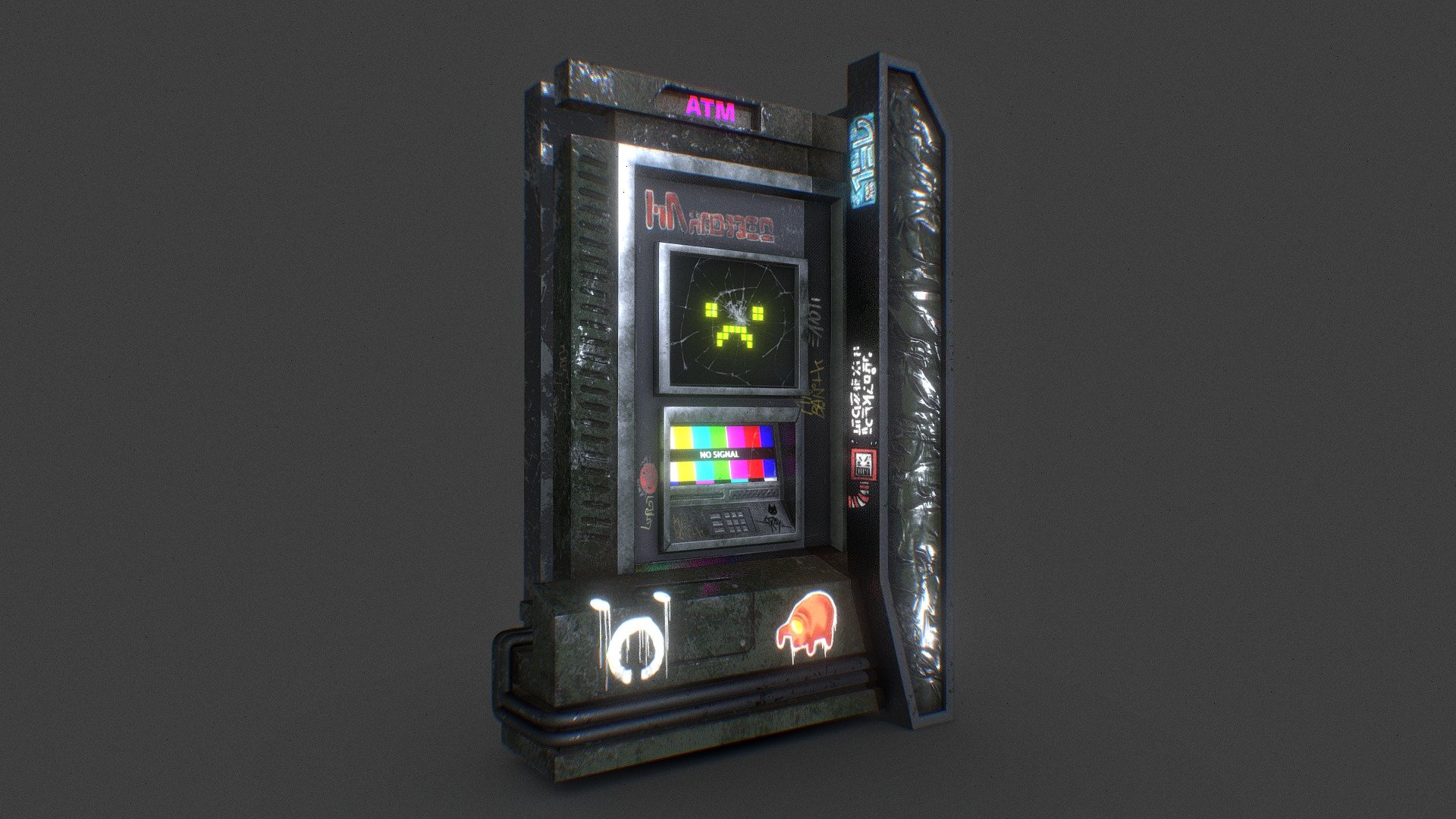 Cyberpunk ATM from Stray - Download Free 3D model by candelasoriano ...