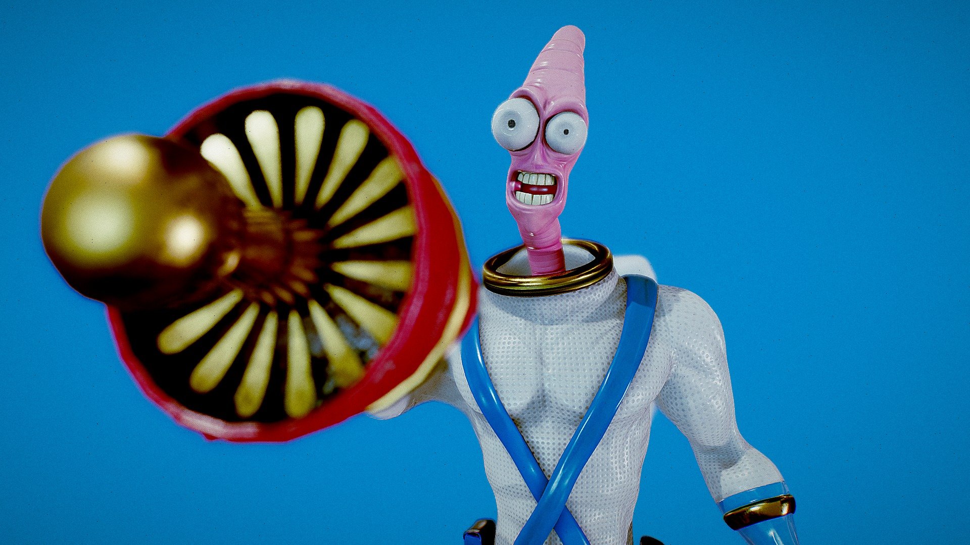 Earthworm Jim - 3D model by Aleksandr Sagidullin (@jintrim3) [e1fc152 ...