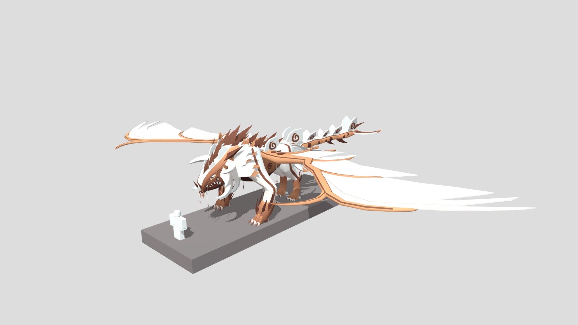 Dragon Concept #1 - 3D model by SinisterUGC (@playzsinister) [e202c49 ...