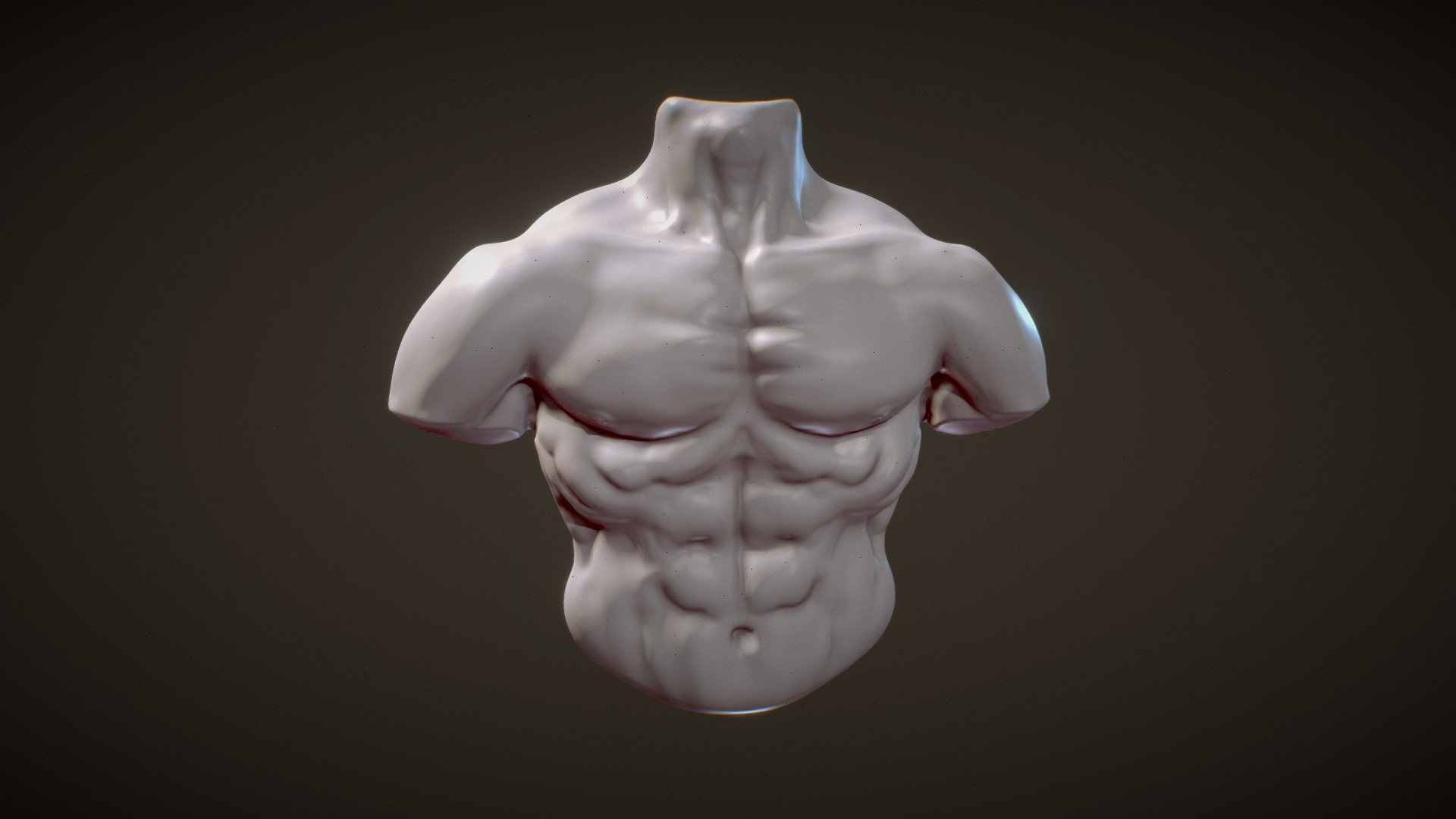 Torso 2020 Study - 3D model by Garry.Samuel.Donzelli.Gray [e202eee ...