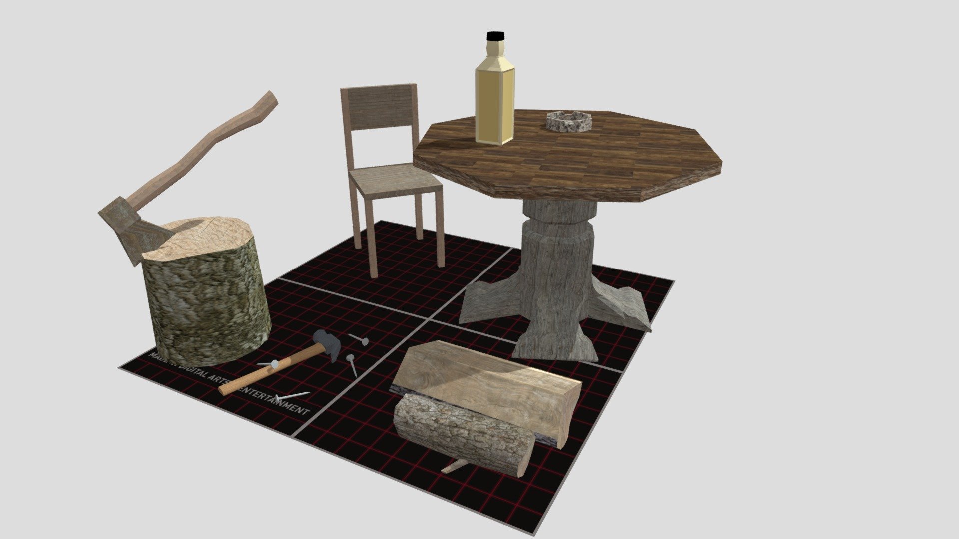 5 Low Poly Props - 3D model by SarahVerheyden [e2030fc] - Sketchfab