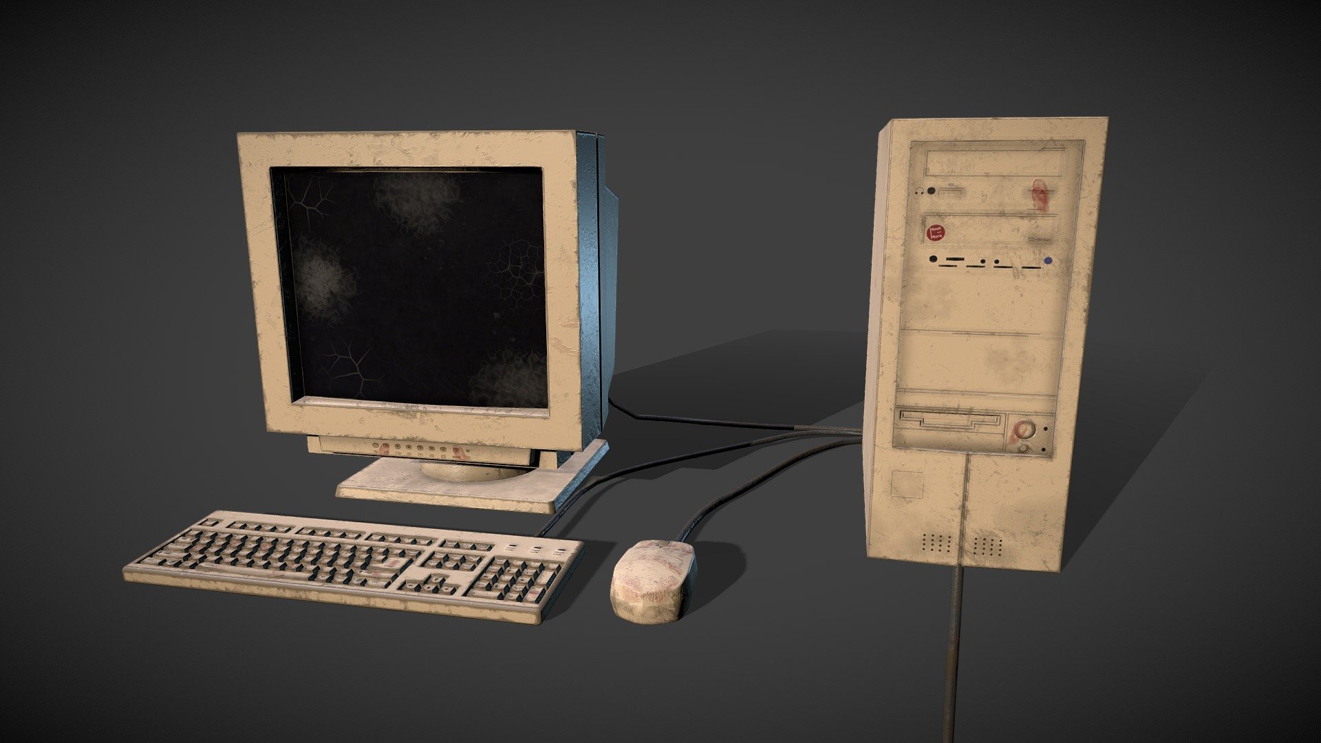 Old Dirty Computer - 3D model by Rhiannon Inman (@rhimae) [e203596 ...