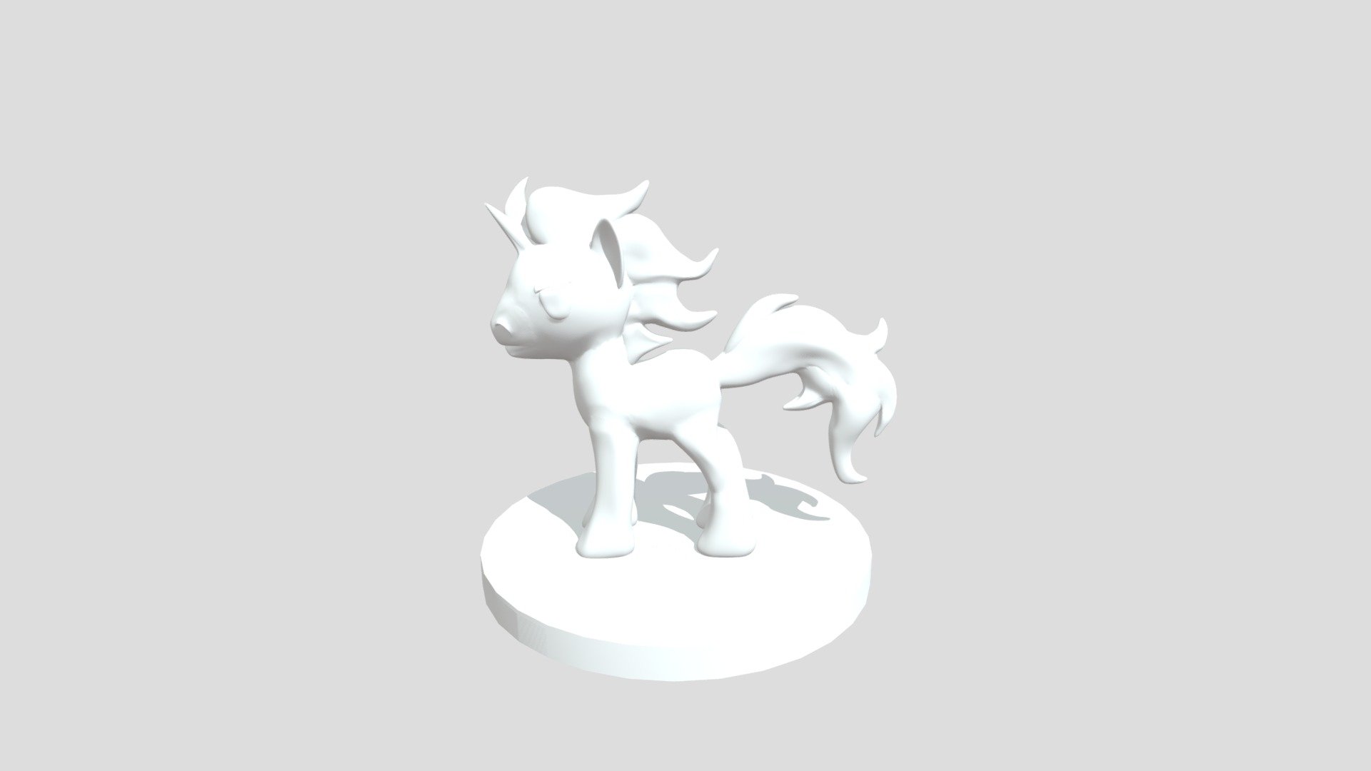 Unicorn Pony - 3D model by Giantdwarf1234 (@xxbowlerhatguyxx) [e2075c7 ...