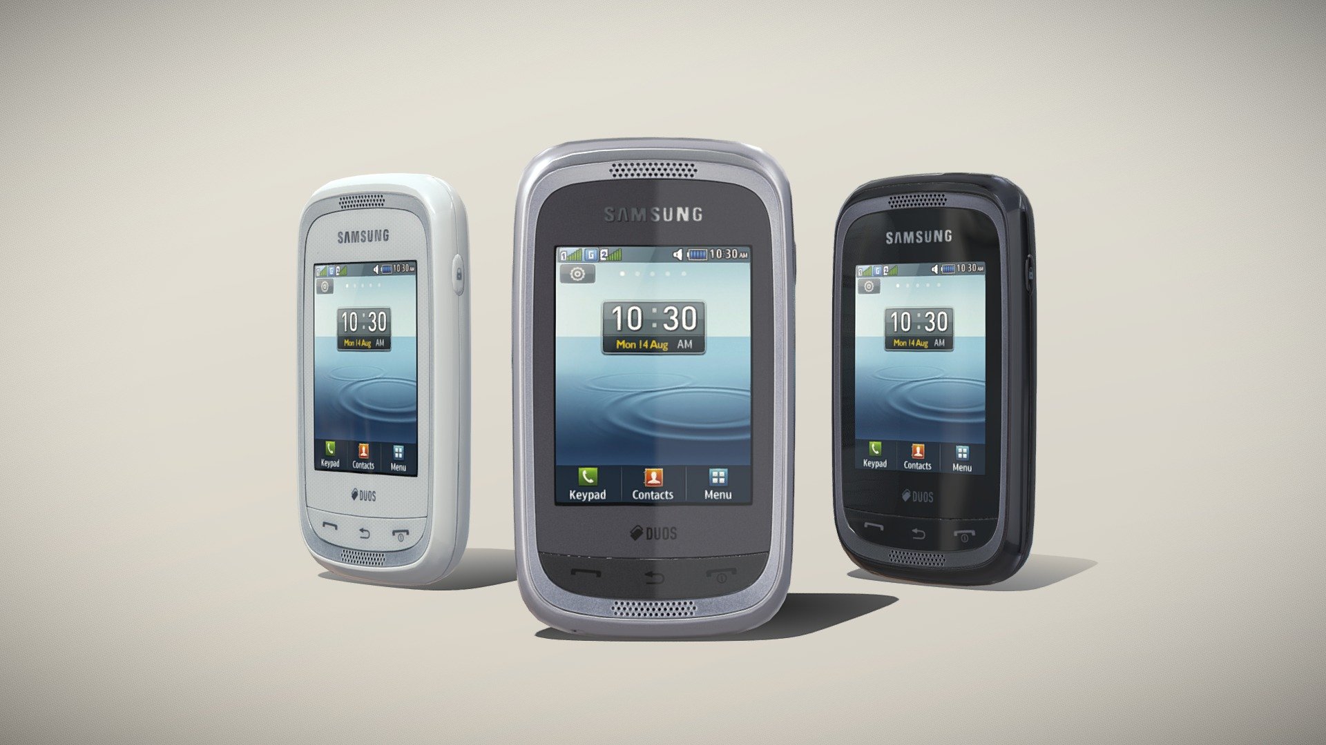 Samsung C3262 Champ Neo DUOS - Buy Royalty Free 3D model by 3DOverstock ...