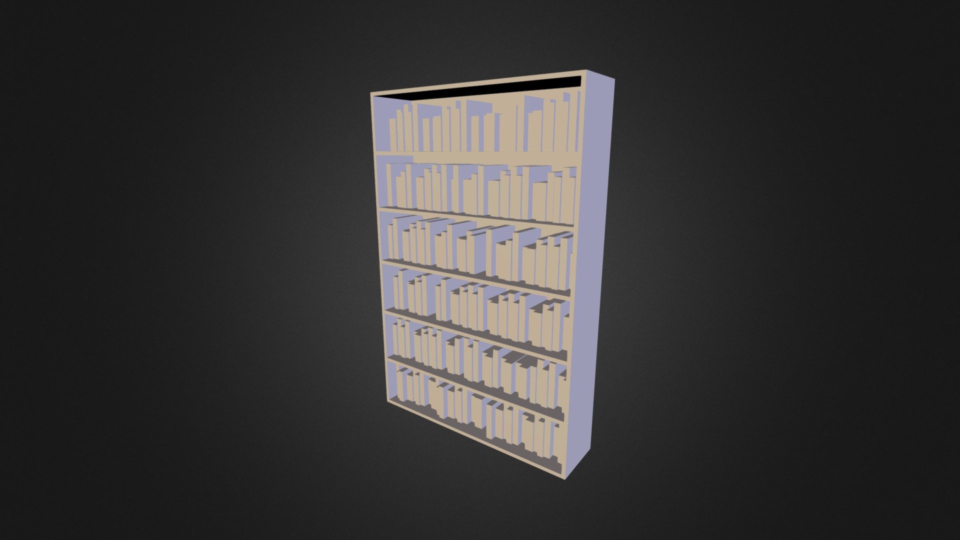 BOOKCASE.stl - 3D model by lanilabs [e20b47e] - Sketchfab