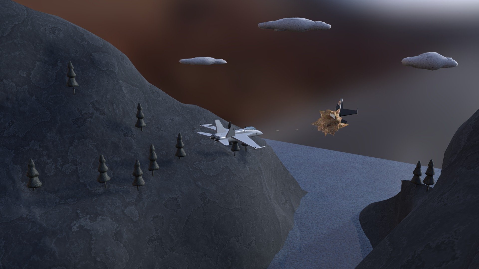 Canyon Dogfight - Download Free 3D model by tyler-hansel [e20c2a9 ...