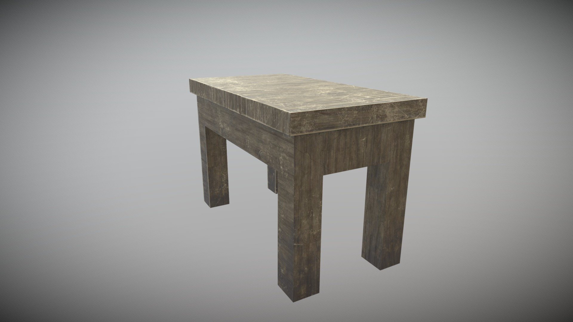 Banquito - Download Free 3D model by CataSanzana [e20cafc] - Sketchfab