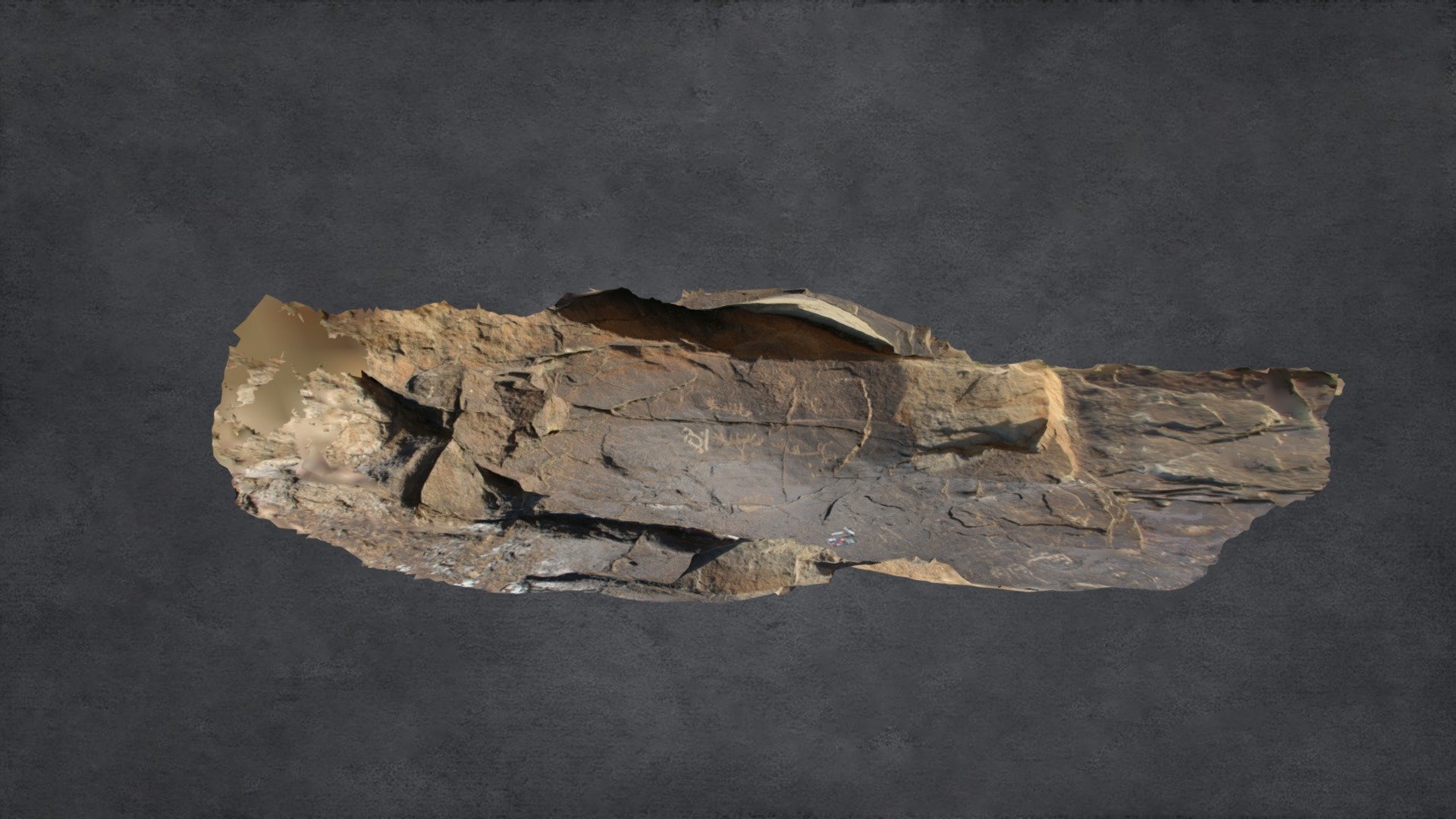 Rock Carving at Hodar Gah (Rock HD1-13-1) - 3D model by cvlablums ...