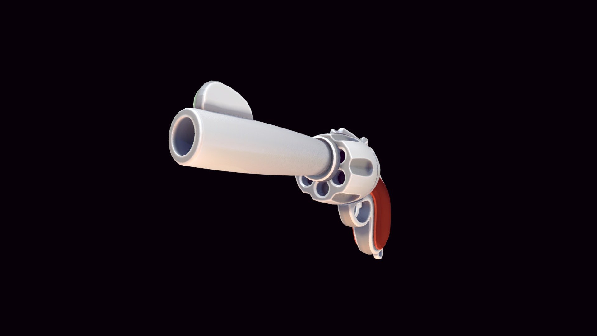 Toon Style Revolver - 3D model by Christian Whelan (@CEWSKILL) [e20d8f9 ...