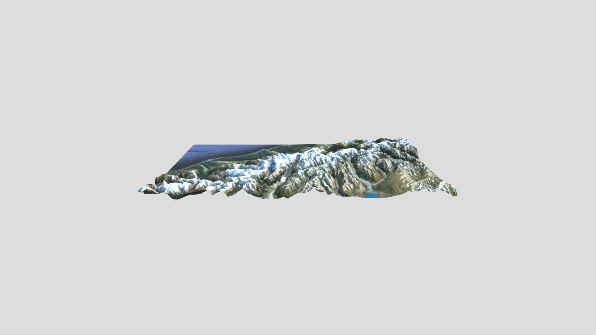 Mt cook submit - 3D model by tasman6 [e20ec36] - Sketchfab