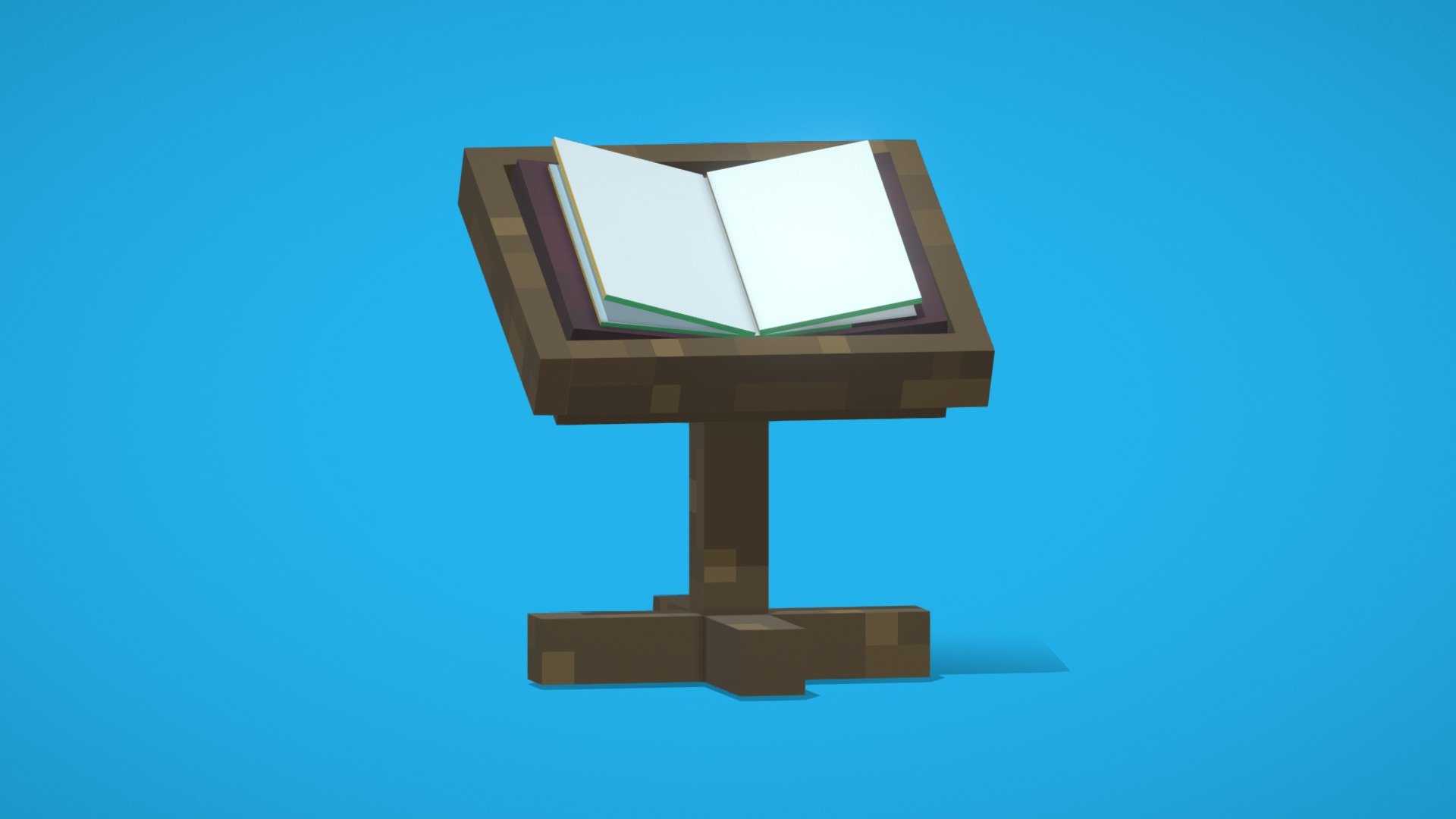 Book desk - 3D model by Xen (@XenMC) [e20eed4] - Sketchfab
