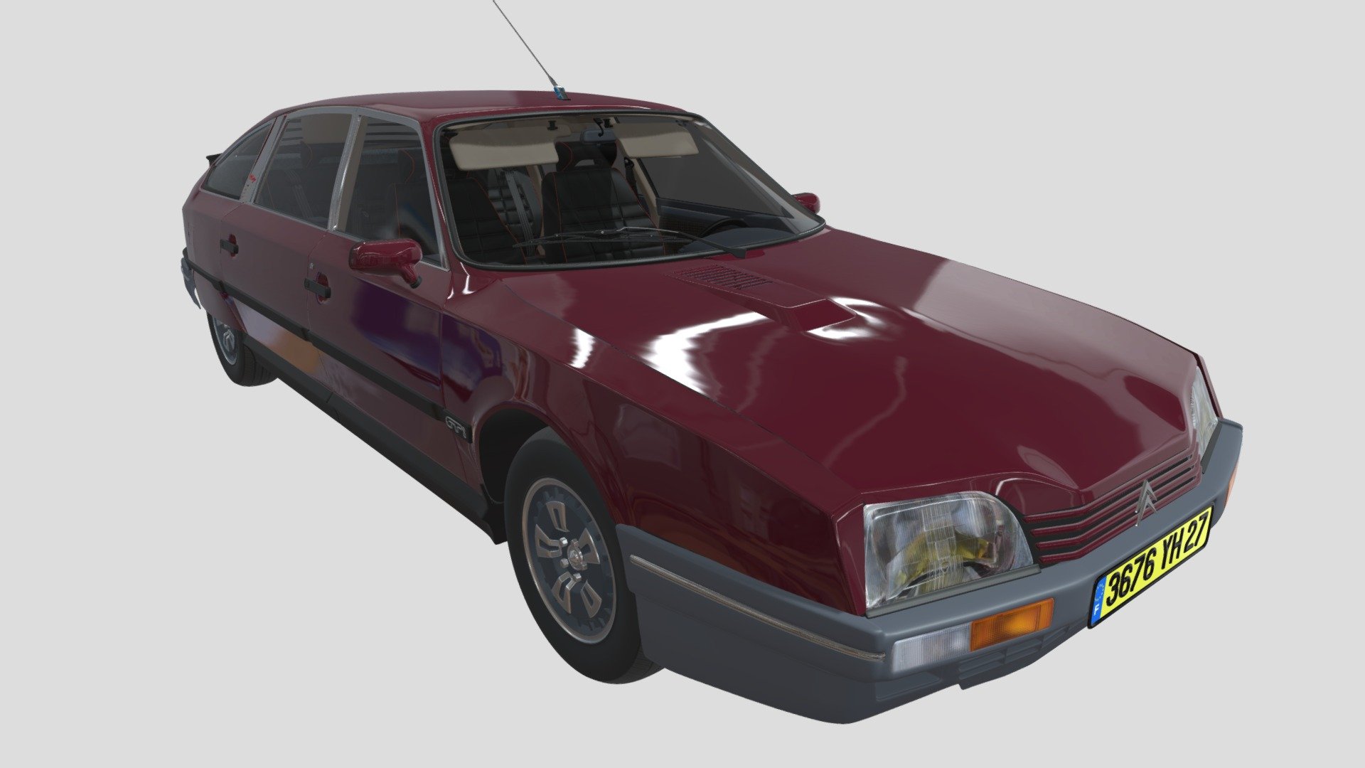 Citroen CX Prestige - Download Free 3D model by boitaloran [e211fd8 ...