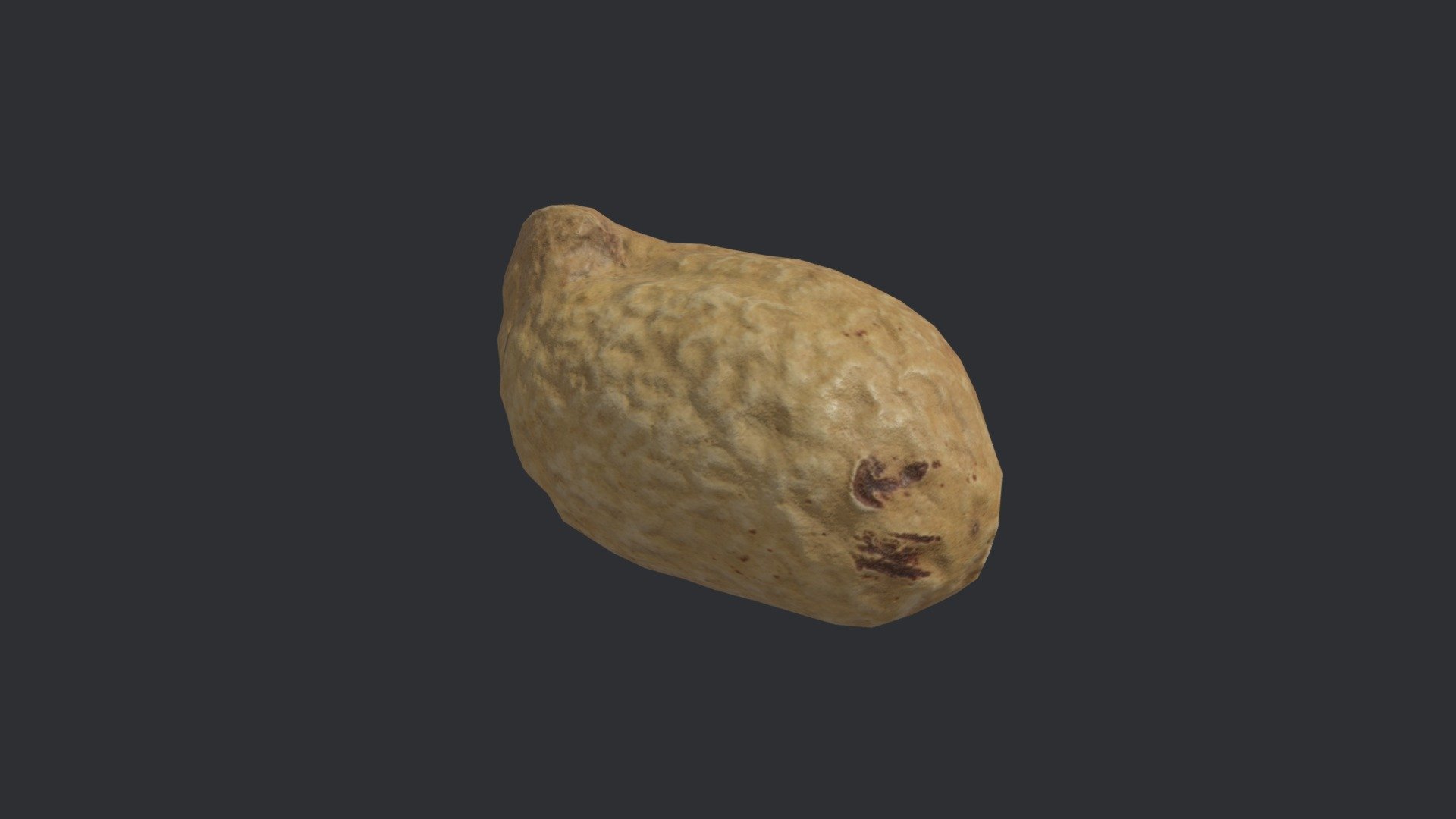 Peanut Unshelled Single Pod 2 - Buy Royalty Free 3D model by James West ...