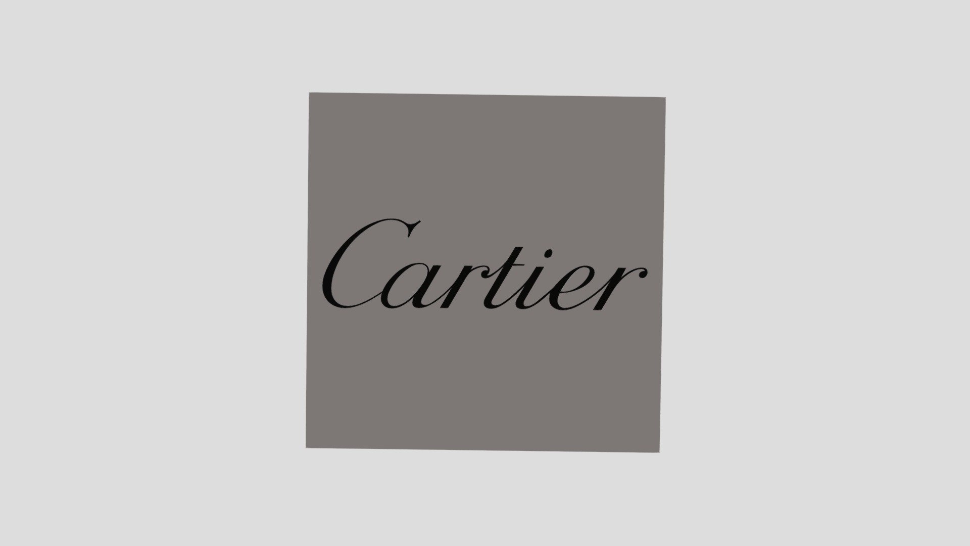 Cartier Logo Block - Download Free 3D model by nicmitham [e212482 ...