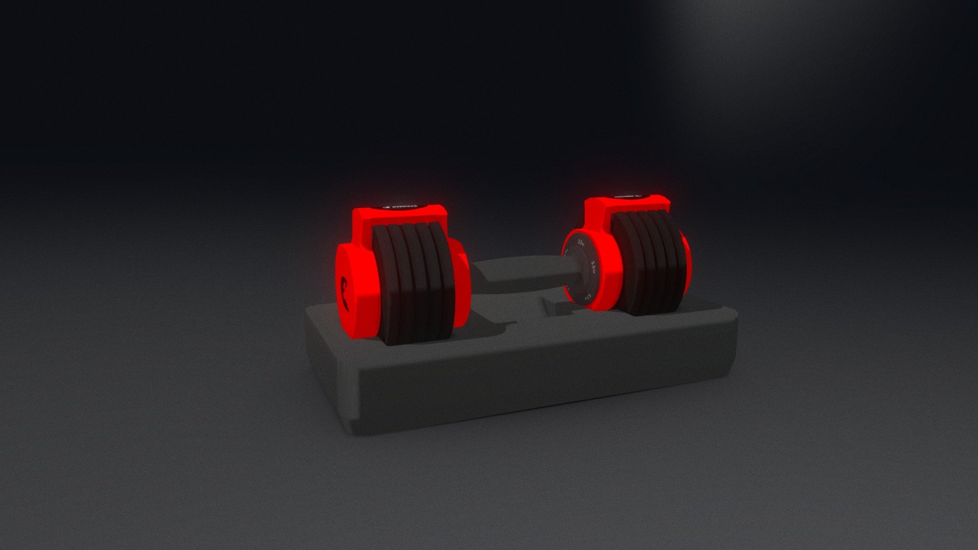 adjustable dumbbell 3 - 3D model by daniyal.dmoose [e2139f0] - Sketchfab