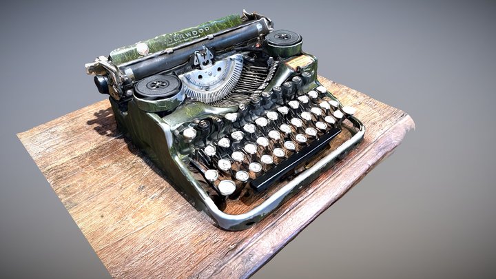 Typewriter 3D models - Sketchfab