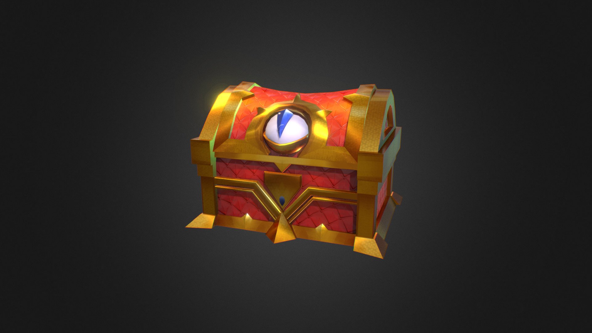 Fantasy Strongbox #4 - 3D model by Ricardo (@Rickysens65) [e216793 ...