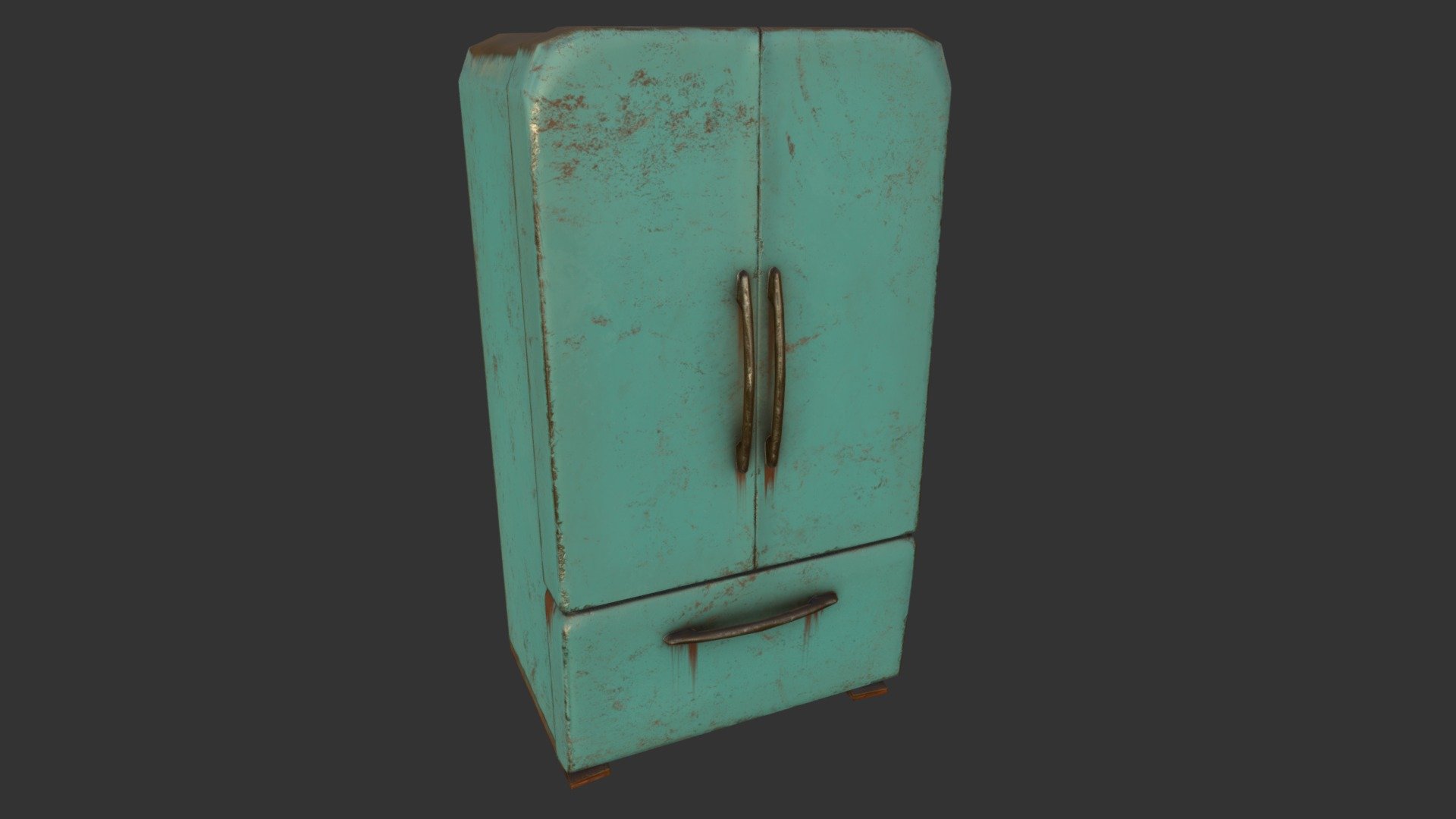 Rusty Fridge - Buy Royalty Free 3D model by Simon Phan (@sphan ...