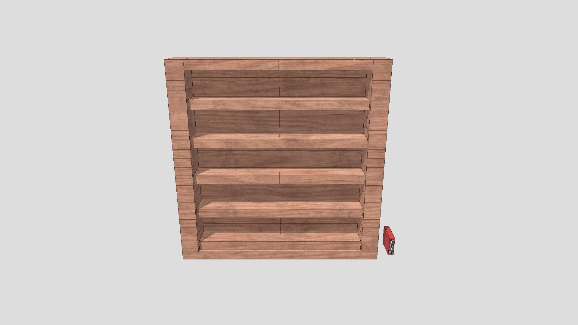 Bookshelf Asset 3d Model By Jamie De Geus Jamiedegeus [e21896b