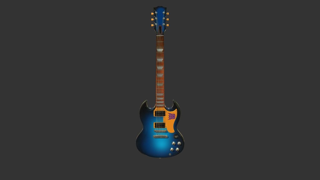 Soundwave Guitar - 3D model by billhood [e218e47] - Sketchfab