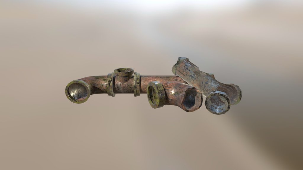 Broken Pipe - 3D model by hercules7 [e218e68] - Sketchfab