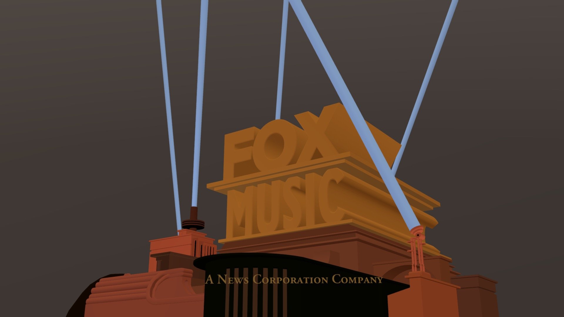 Fox Music logo 2000 remake - Download Free 3D model by ...