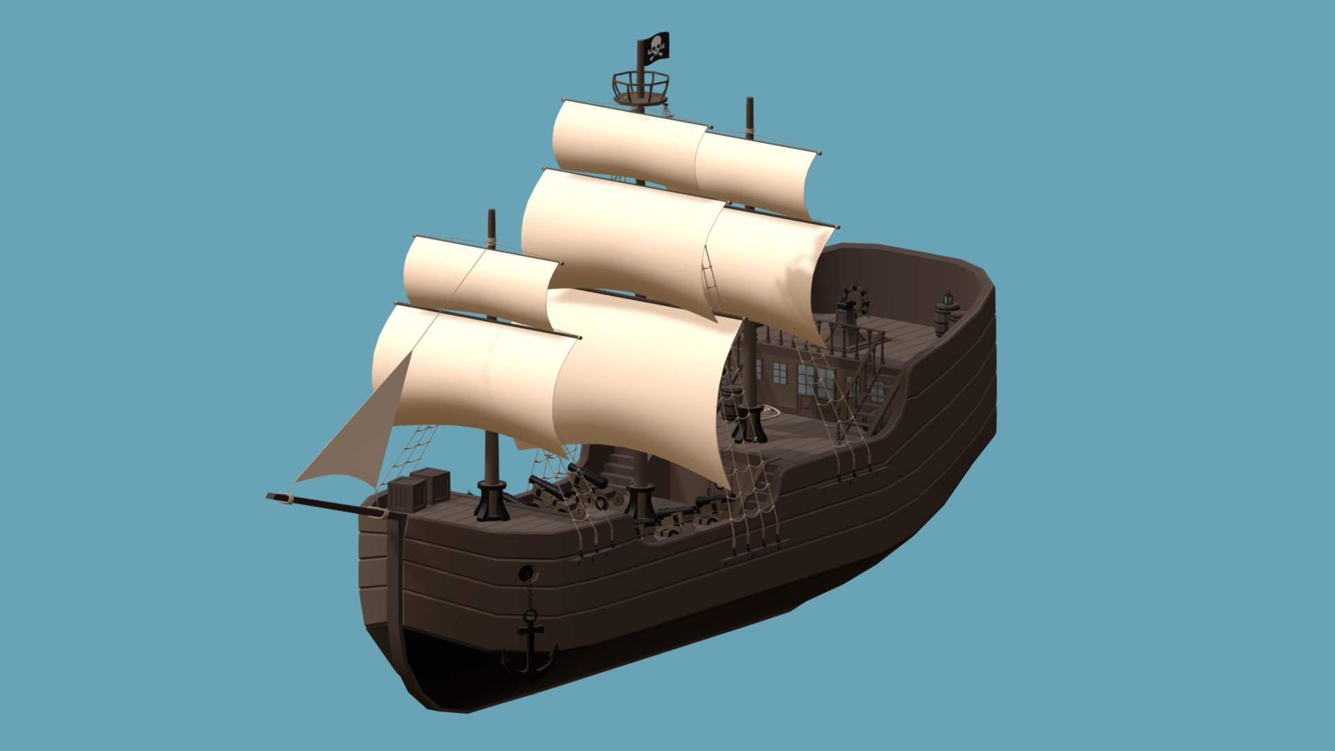 Ship - Buy Royalty Free 3D model by ApprenticeRaccoon [e21b3ff ...