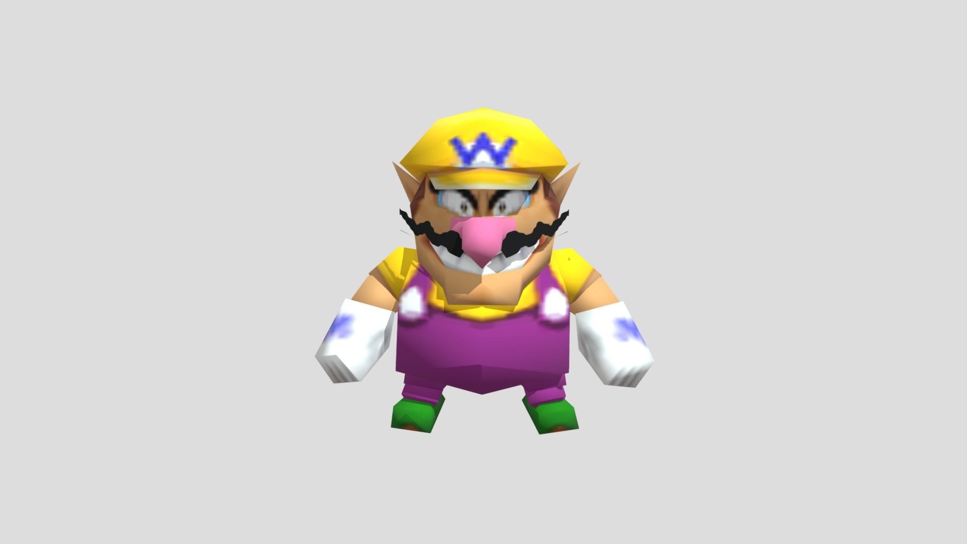 Wario from Mario Party DS - 3D model by garfeld2 [e21c073] - Sketchfab