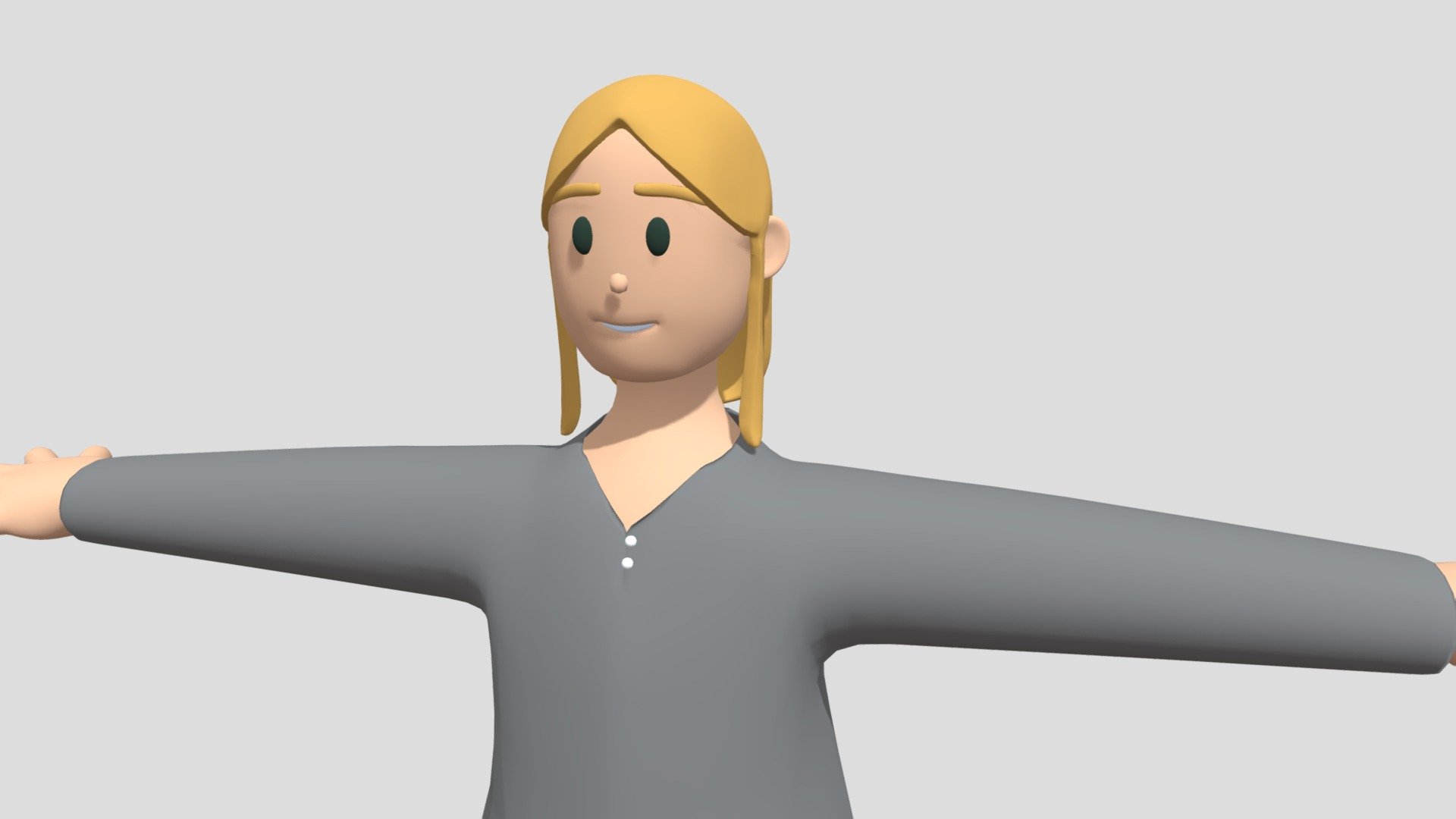 Female Standing Pose 2 version 2 - 3D model by HeRoy [e21c34d] - Sketchfab