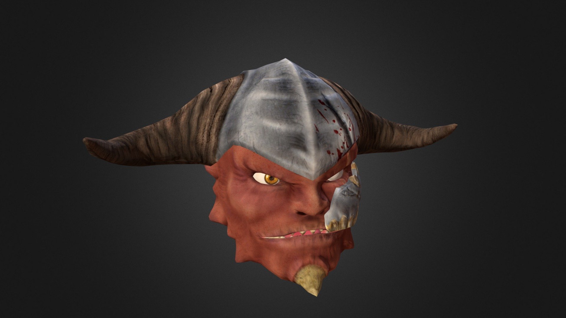 Orc head - 3D model by Nam Nguyen (@namnguyen) [e21c757] - Sketchfab