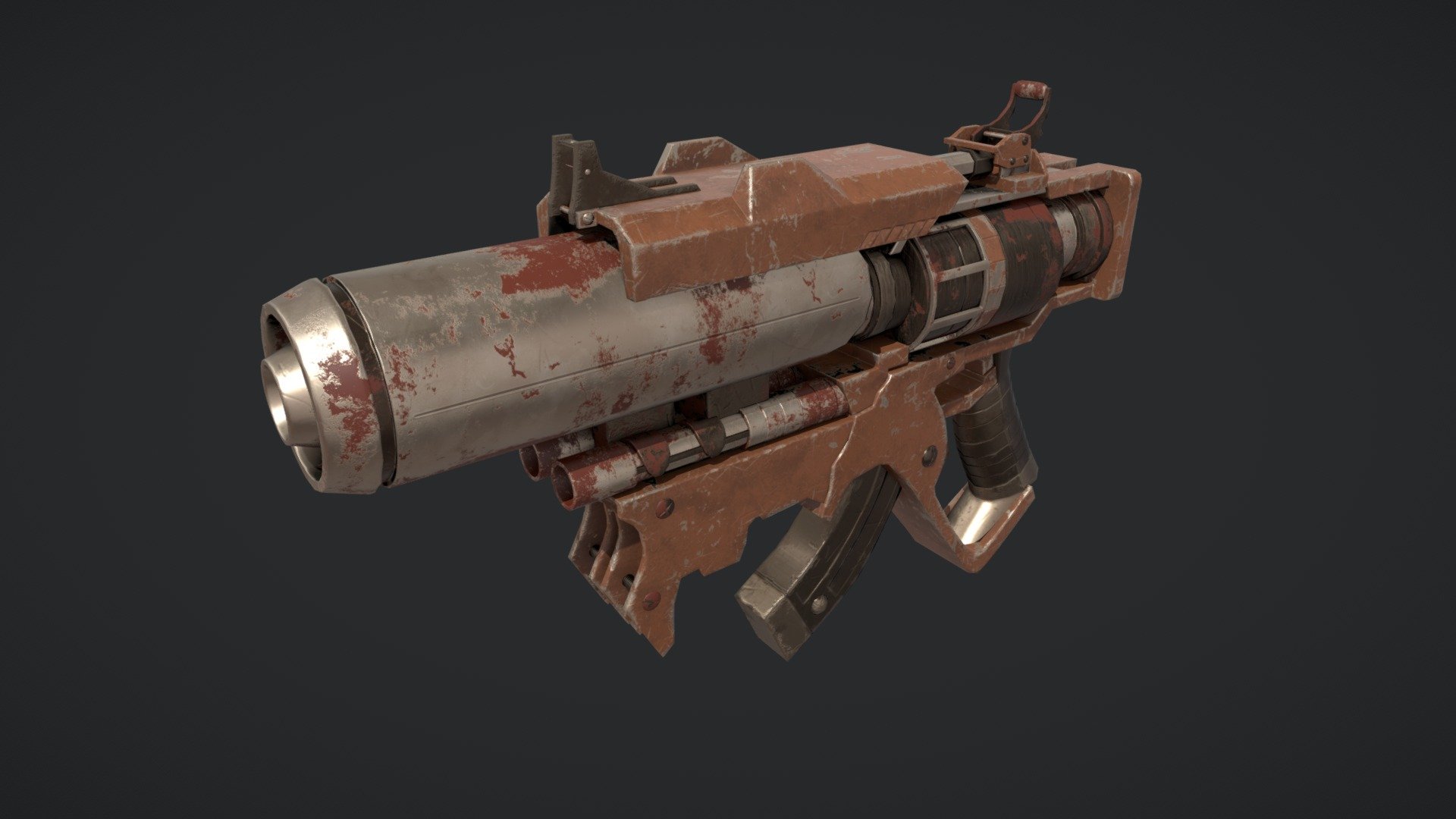 Rustborn Weapon - 3D model by alexerhart [e21c78c] - Sketchfab