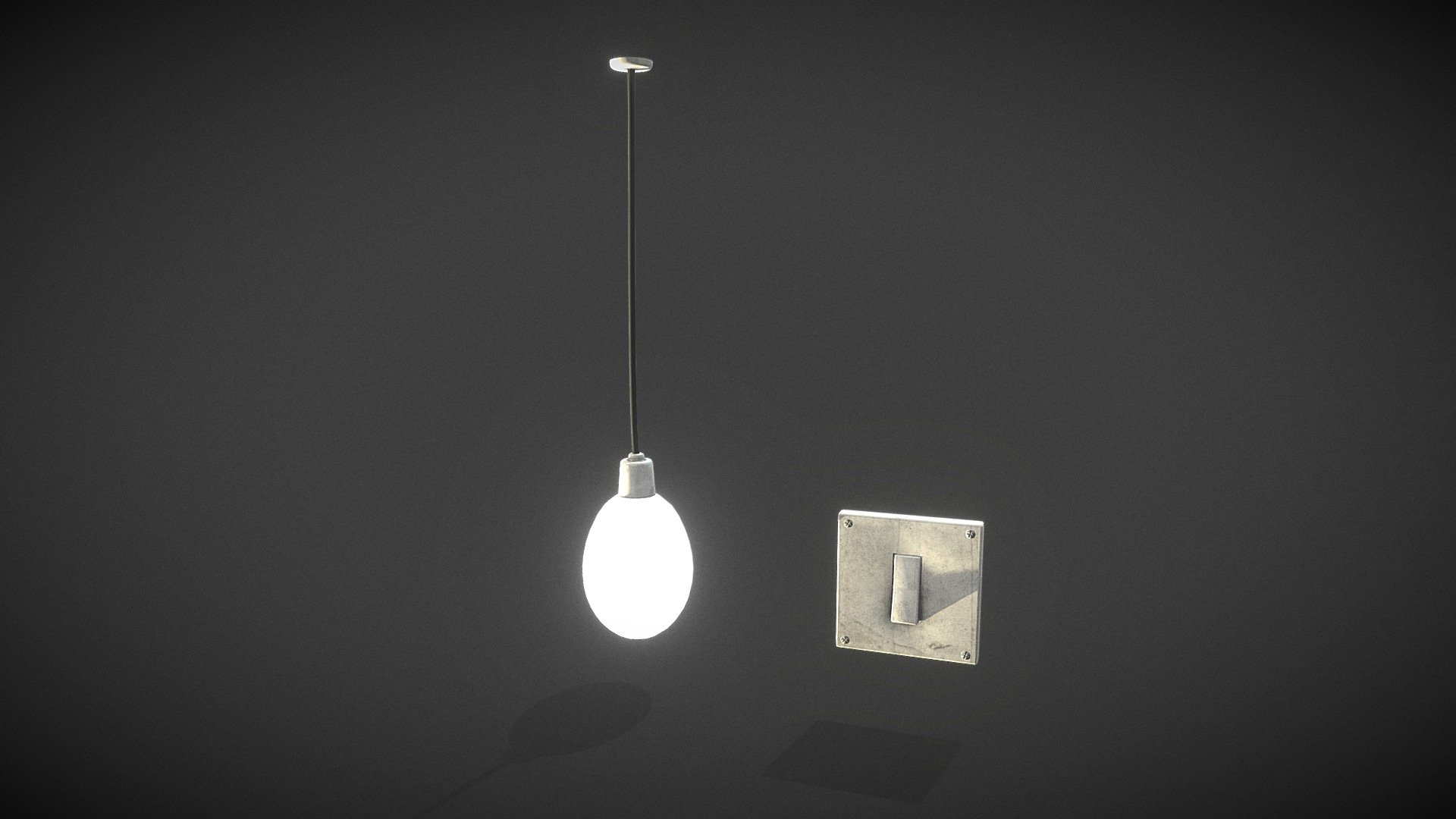 light switch and Bulb - Download Free 3D model by Sousinho [e21d423 ...