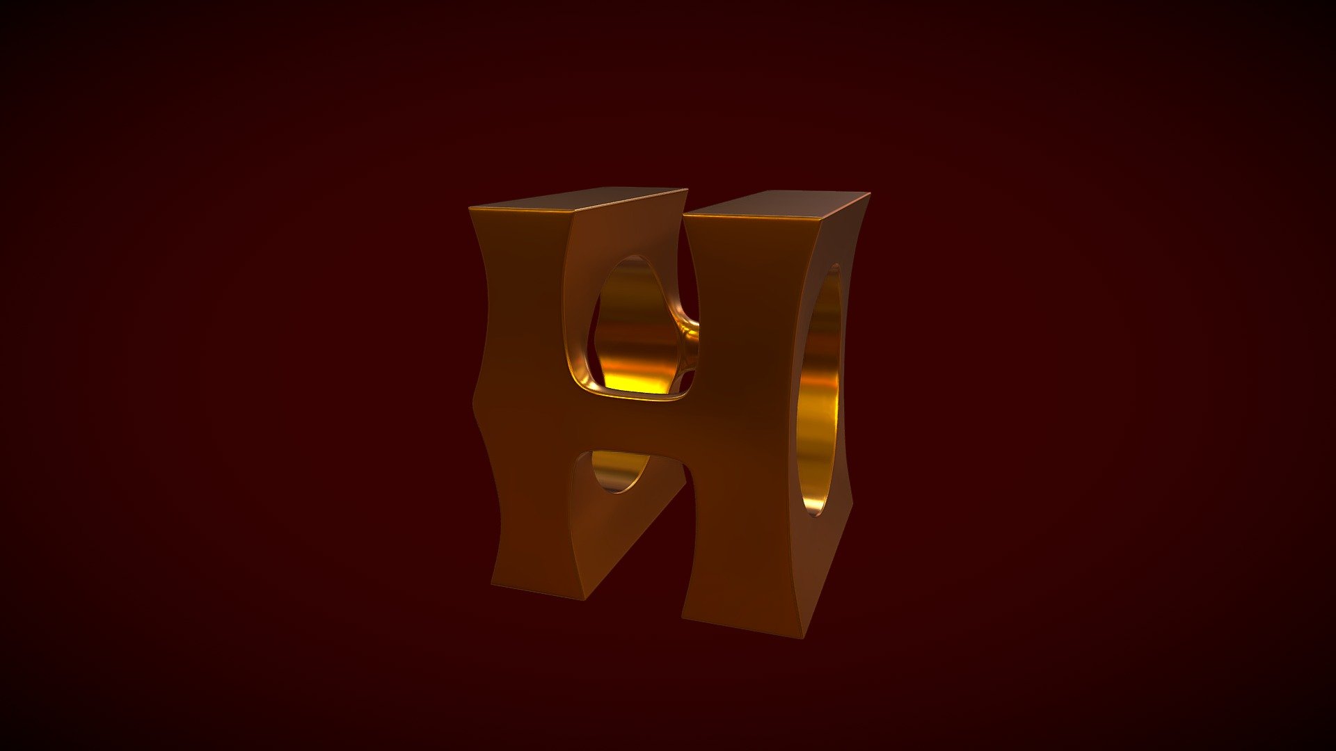 Pandora charm letter H - 3D model by Mr.Ten [e21e915] - Sketchfab