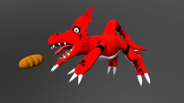 Guilmon 3D models - Sketchfab