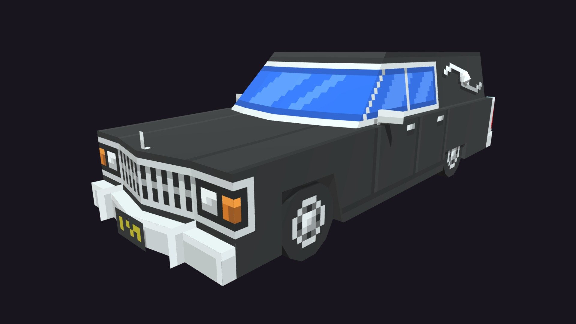 Low-Poly - Hearse - 3D model by StoneRabbit [e22096e] - Sketchfab