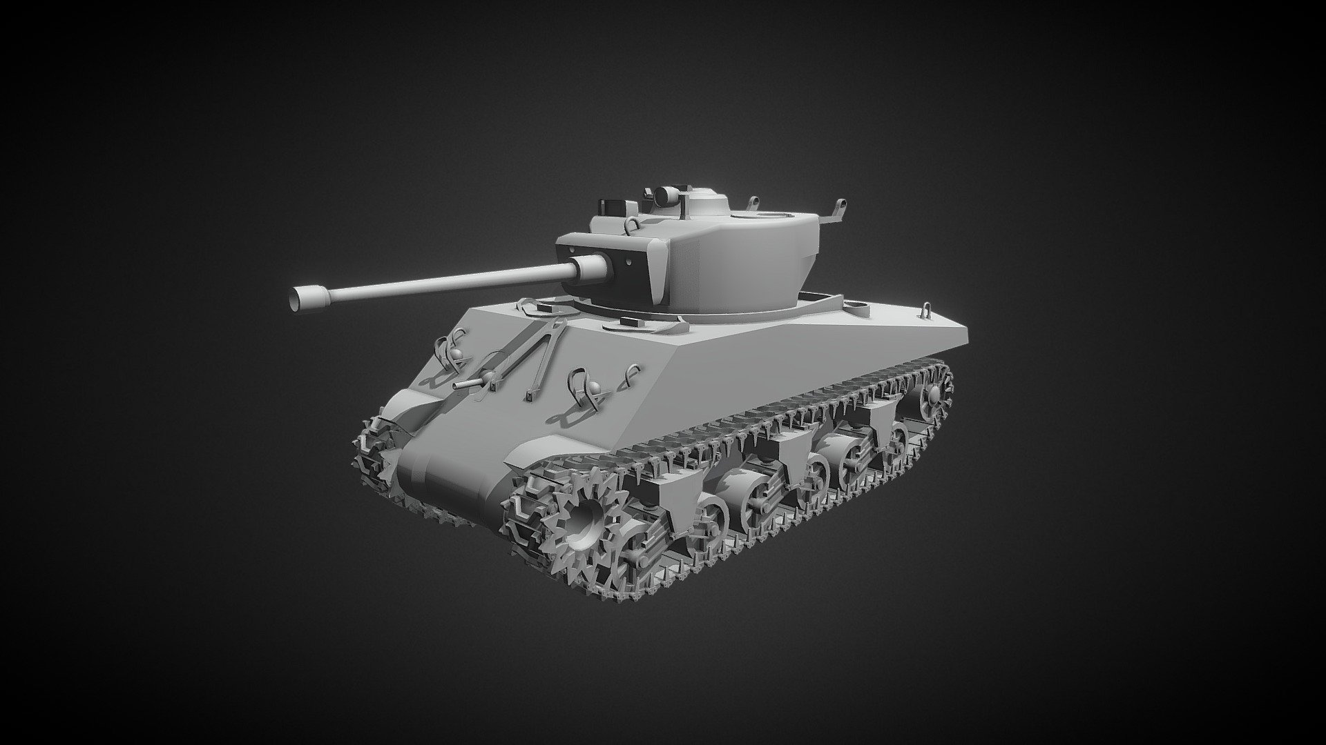M4A2 Sherman Tank - 3D model by Drakeling Labs (@drakelinglabs) [e222207] - Sketchfab